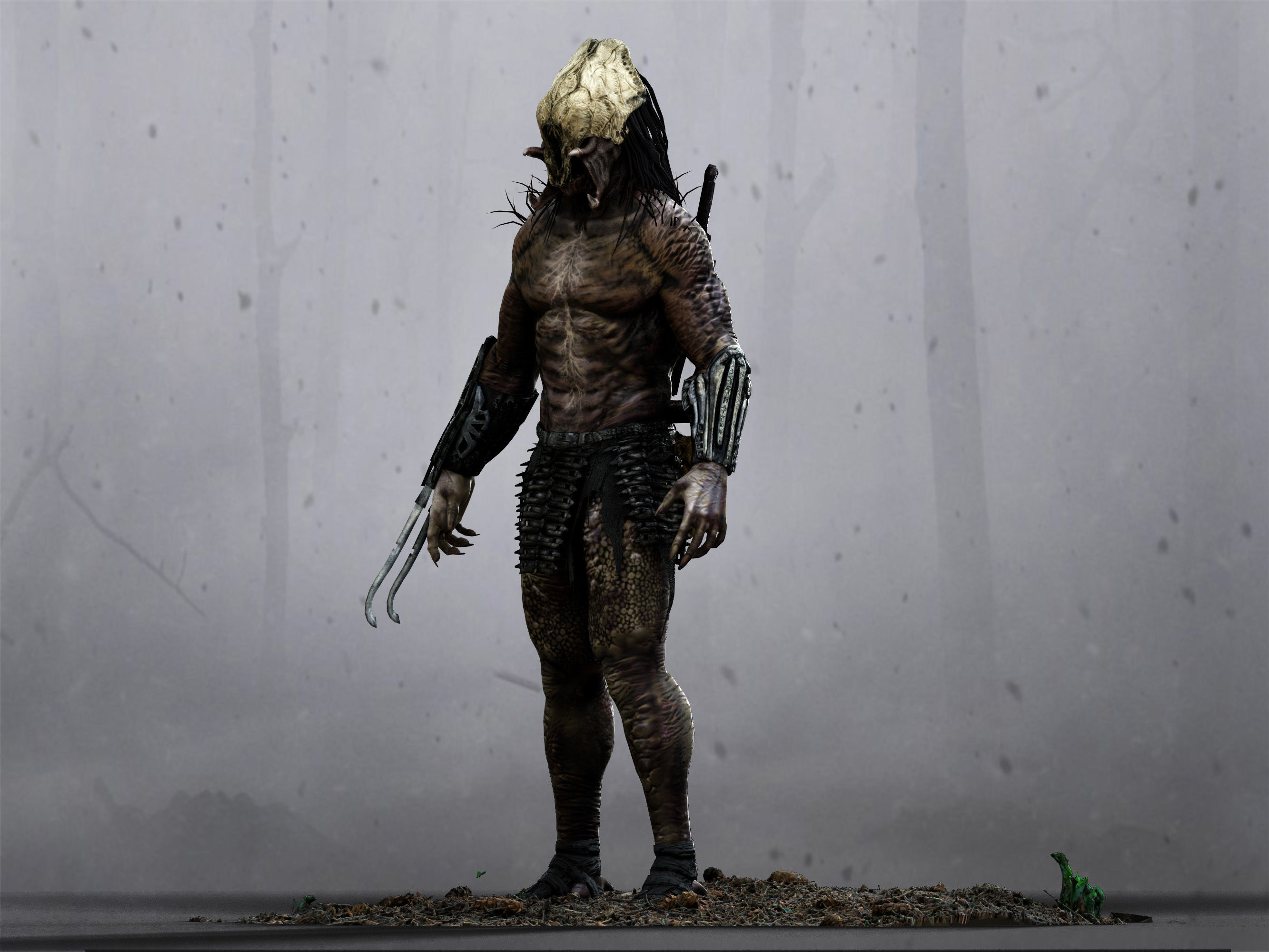 3D model Feral Predator VR / AR / low-poly rigged | CGTrader