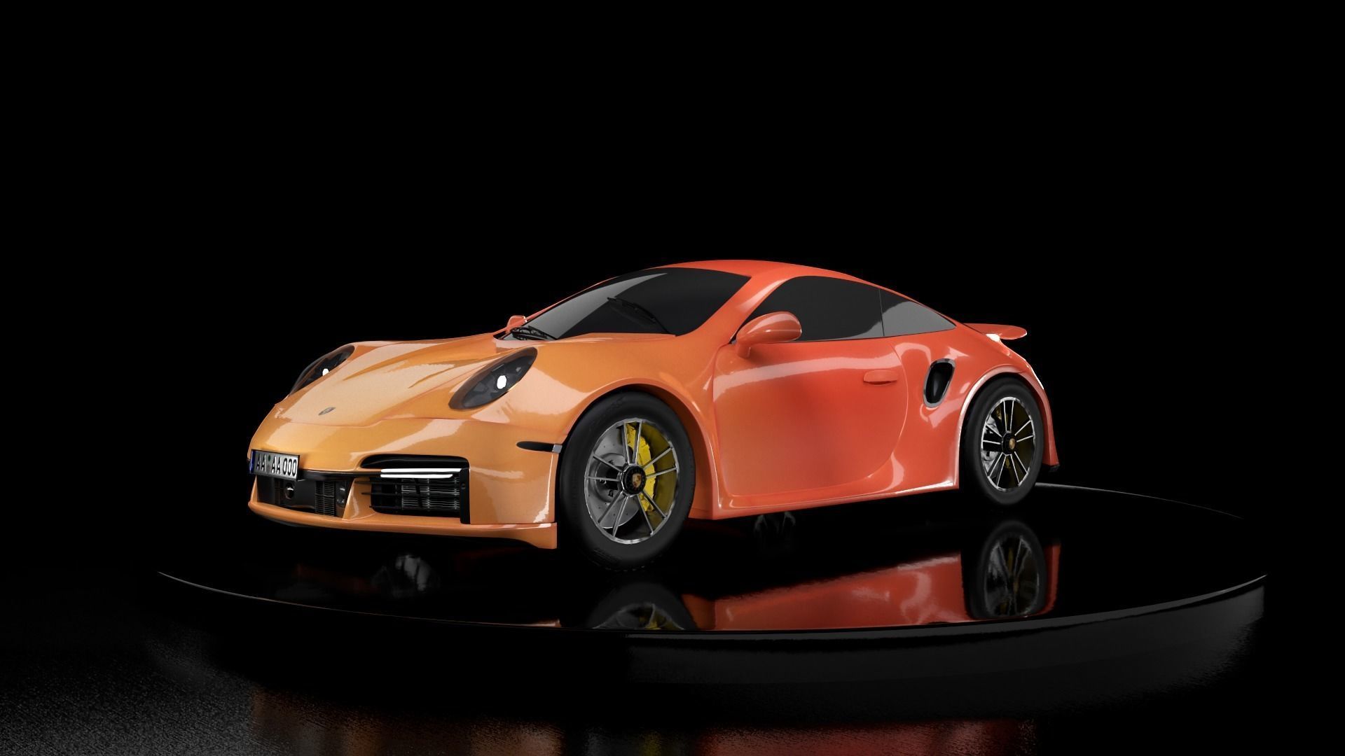 porsche 911 turbo 3D model | CGTrader