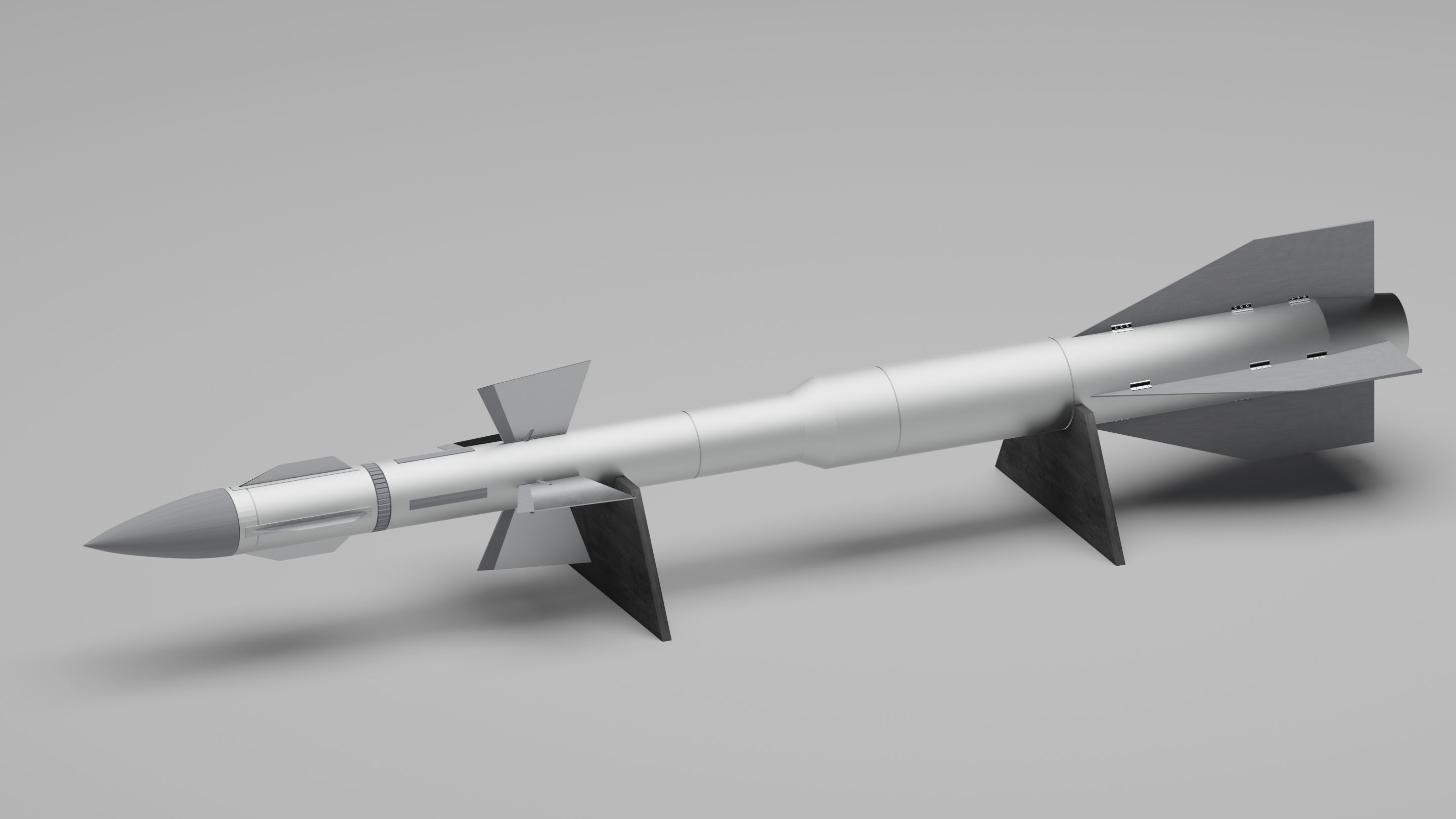 China Vympel R-27 AA-10Alamo Missile free VR / AR / low-poly 3D model ...