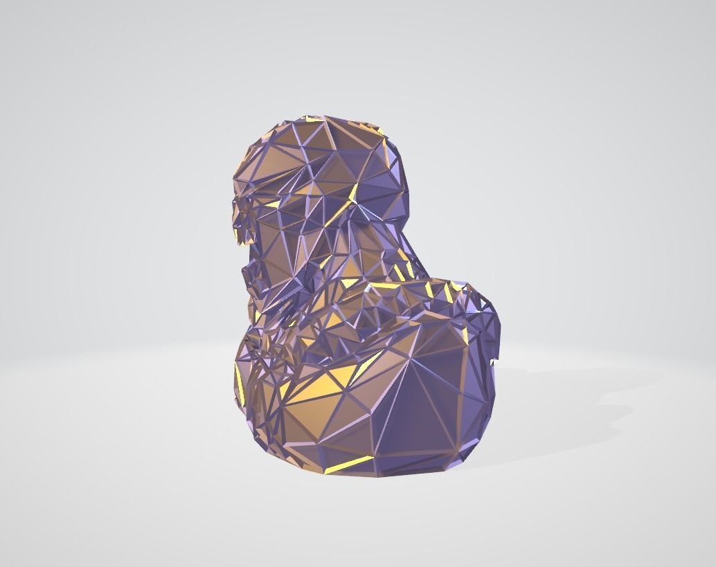 Nemesis Resident Evil bust WIREFRAME VORONOI WIREMESH MESH 3D model 3D ...