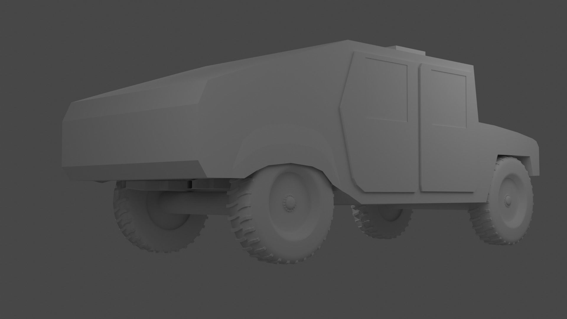 3D model Low Poly Humvee military vehicle VR / AR / low-poly | CGTrader