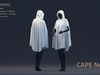 3D model 8 Cape MODELS for female and male Marvelous Designer CLO 3D VR ...