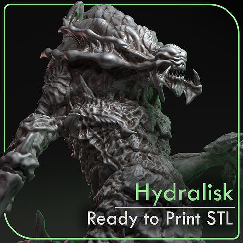 Hydralisk StarCraft 3D print model 3D model 3D printable | CGTrader