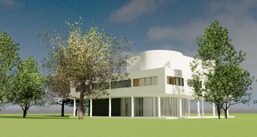 Le Corbusiers Villa Savoye 3D model | CGTrader