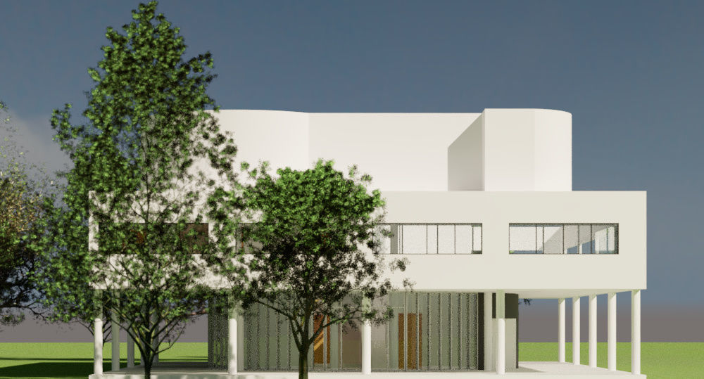 Le Corbusiers Villa Savoye 3D model | CGTrader