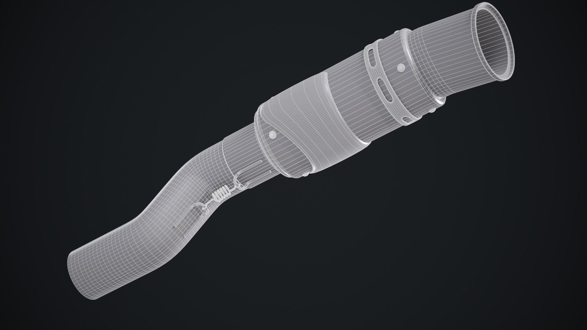 3D model Exhaust Muffler VR / AR / low-poly | CGTrader