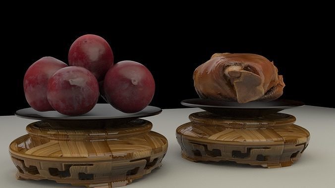 Chinese plum 3D model | CGTrader
