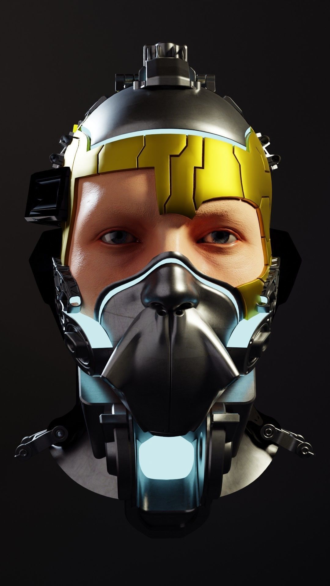 Sci-fi Character Cyborg 001 3D model | CGTrader