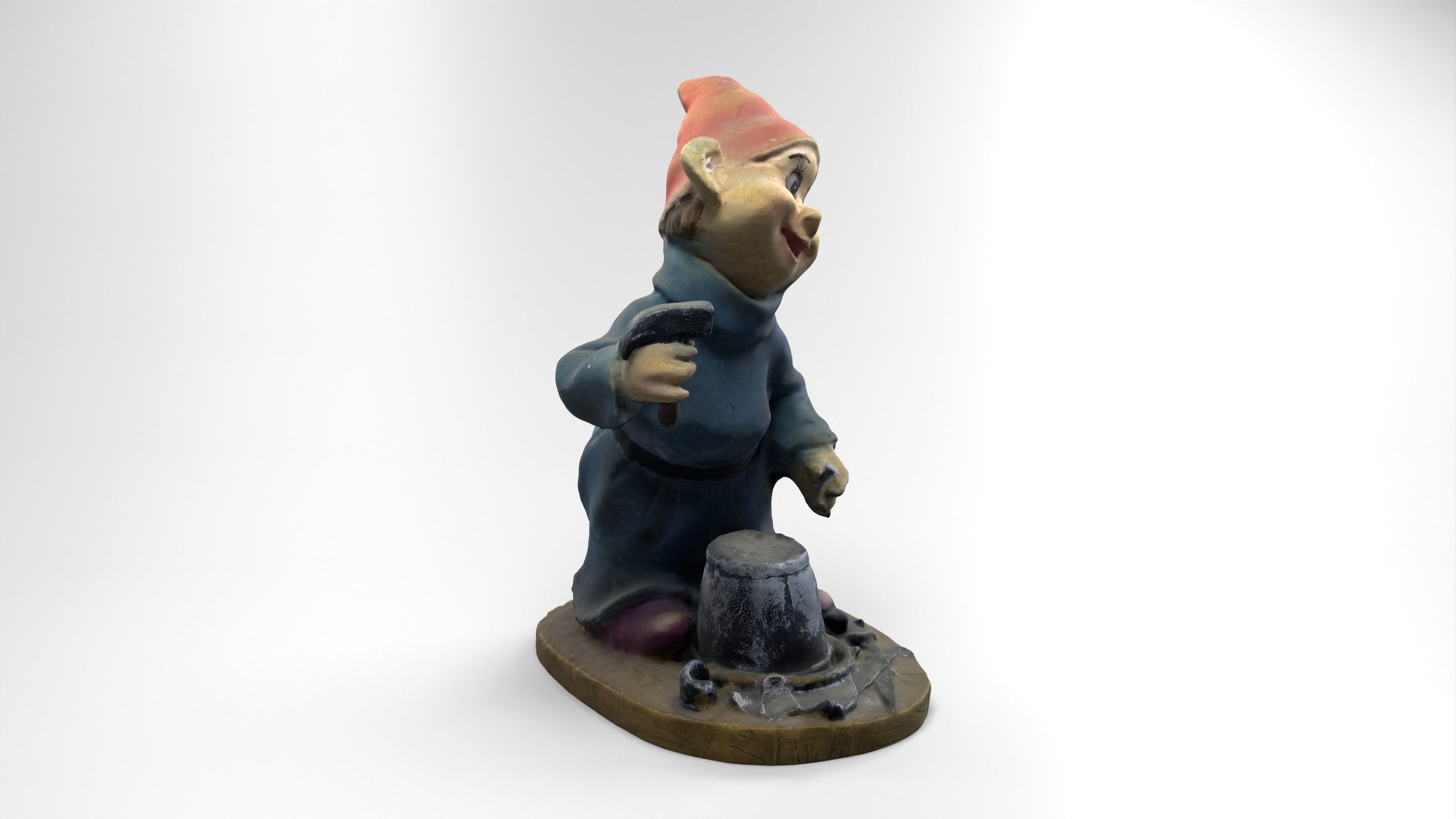 Stylized Character Gnome 01 HP Photoscan 3D model | CGTrader
