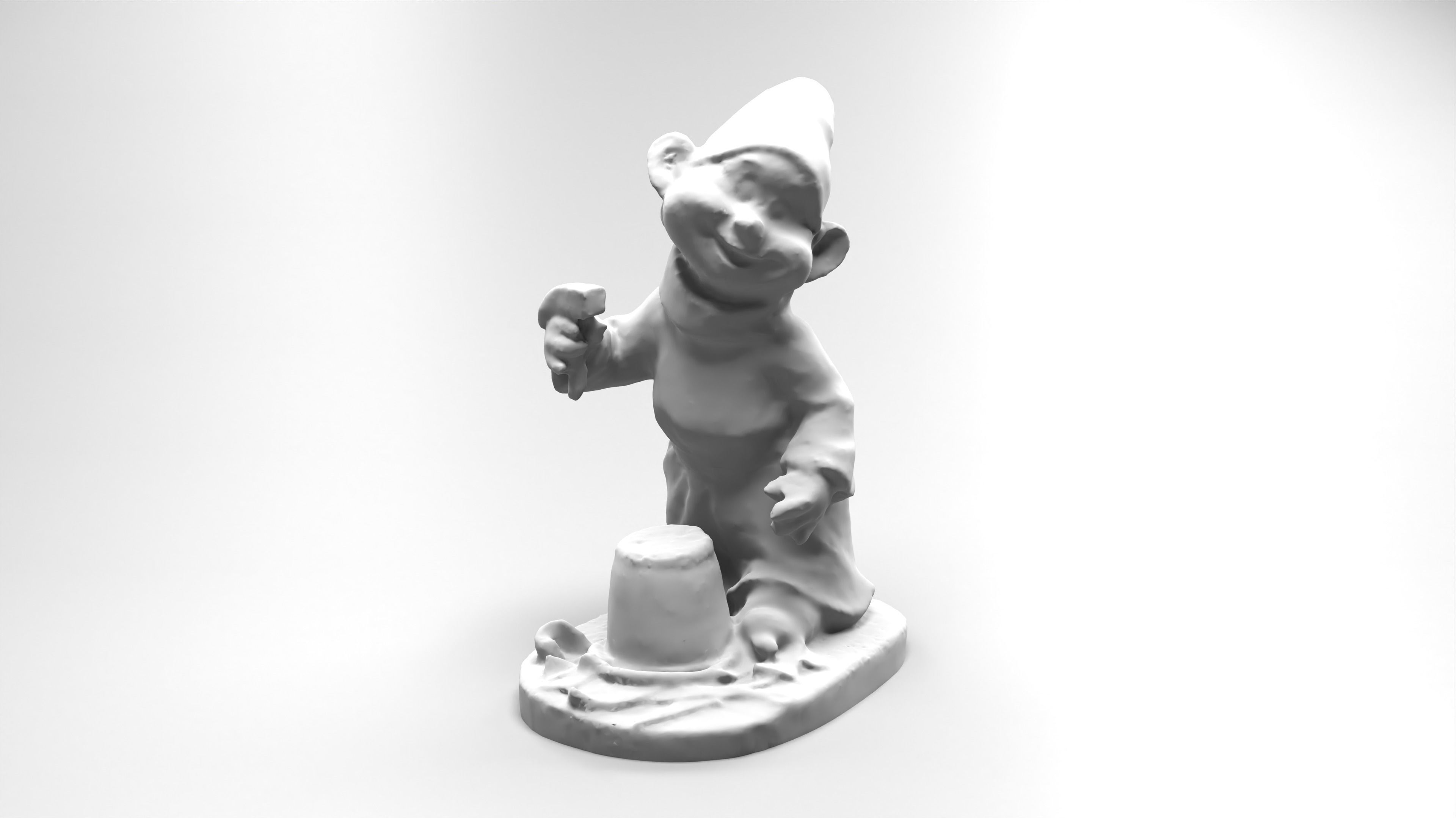 Stylized Character Gnome 01 HP Photoscan 3D model | CGTrader