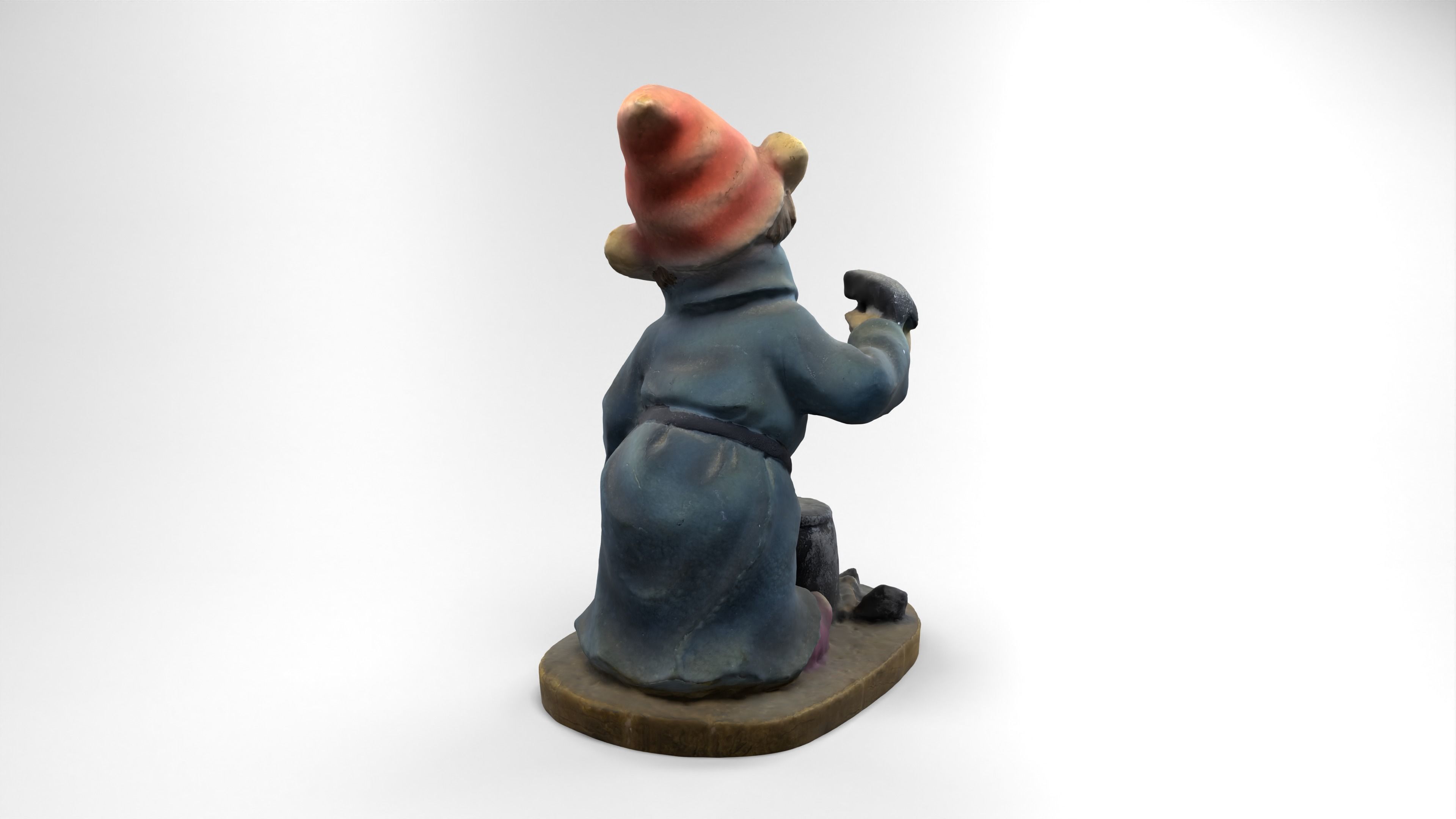 Stylized Character Gnome 01 HP Photoscan 3D model | CGTrader