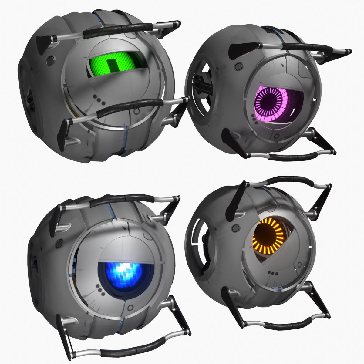 Rigged Personality Core 3D model rigged | CGTrader