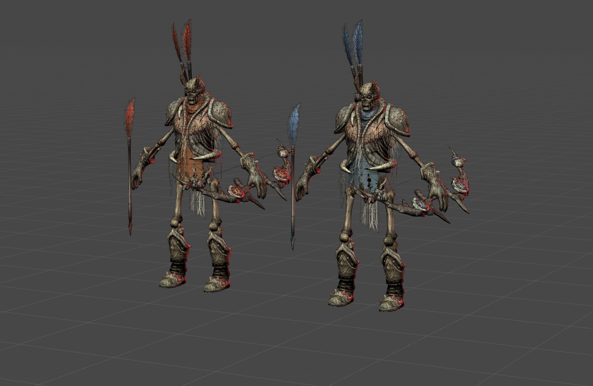 3D model Archer Skeleton Creature VR / AR / low-poly | CGTrader