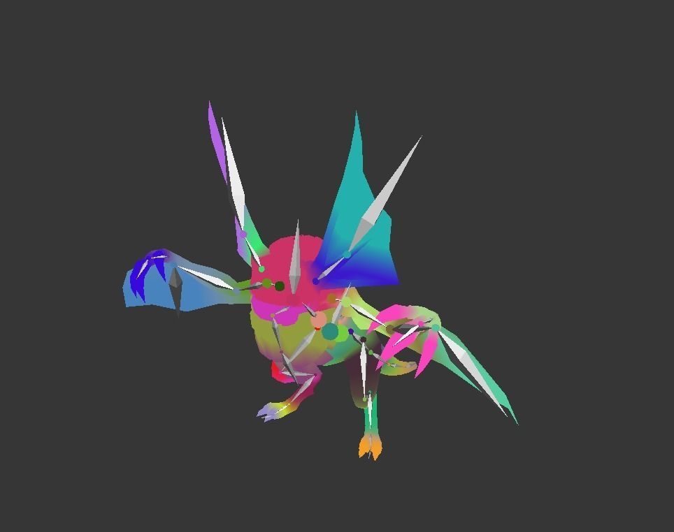 3D model Bat Lizard Demon Mutant VR / AR / low-poly | CGTrader