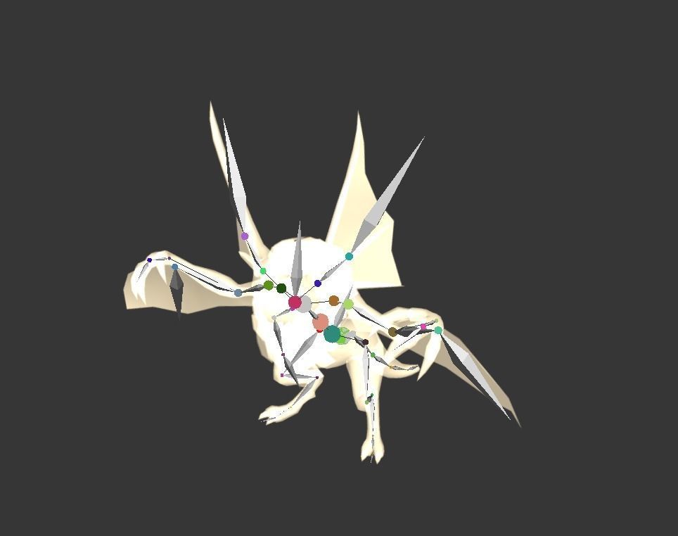 3D model Bat Lizard Demon Mutant VR / AR / low-poly | CGTrader