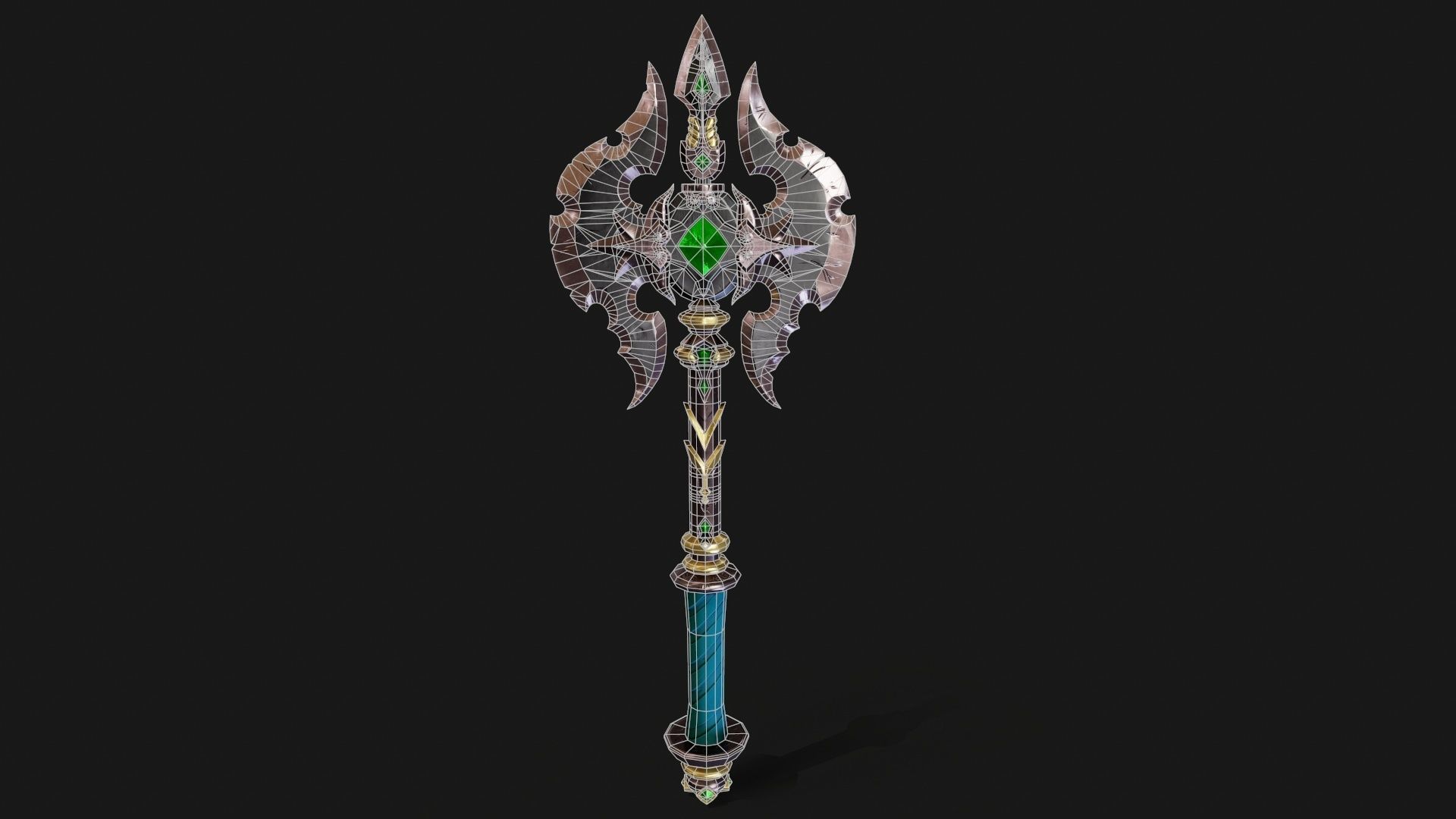 3D model Barbarian Labrys VR / AR / low-poly | CGTrader