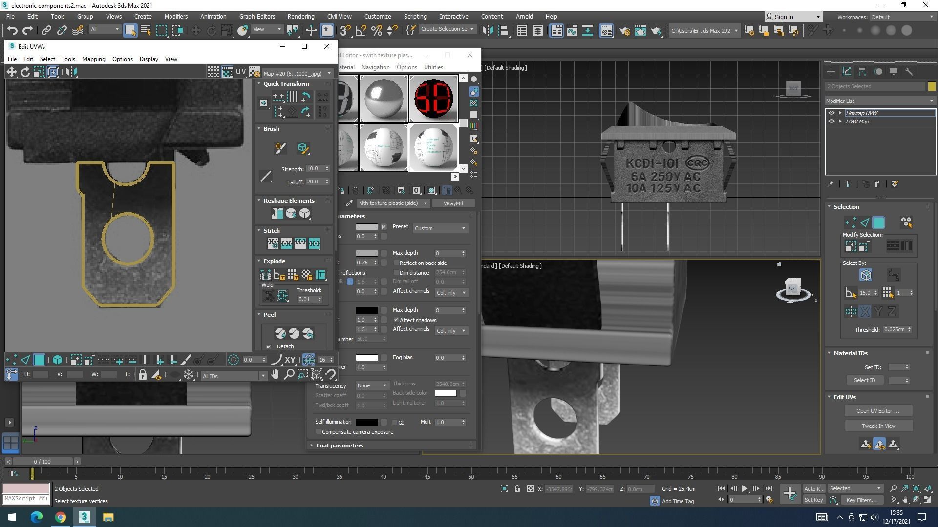 Electronic Components Set 3D model | CGTrader