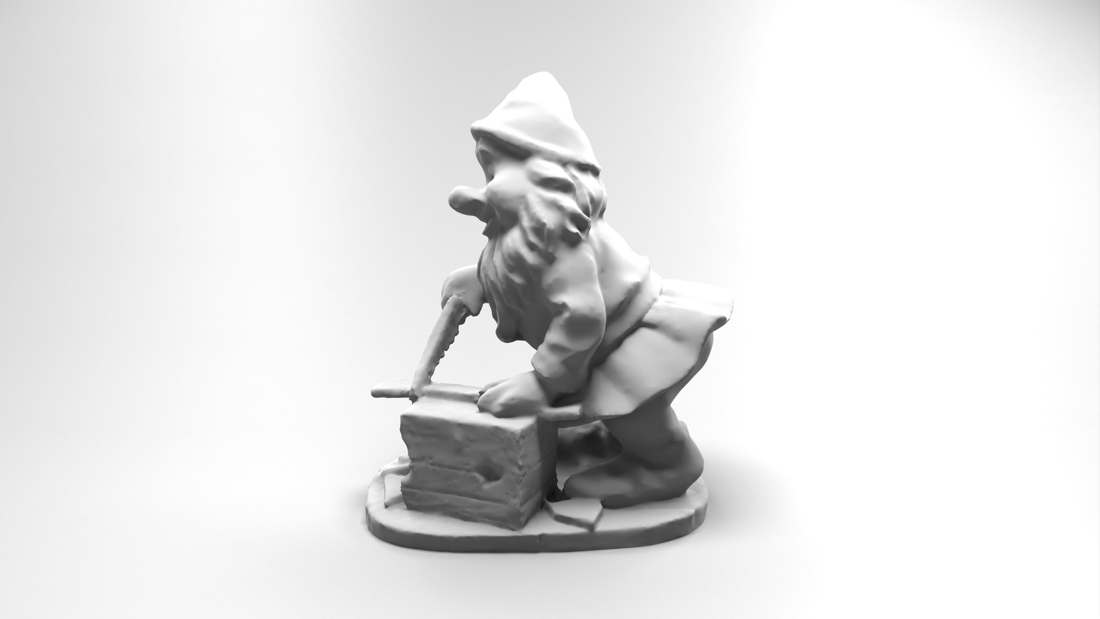 Stylized Character Gnome 02 HP Photoscan 3D model | CGTrader