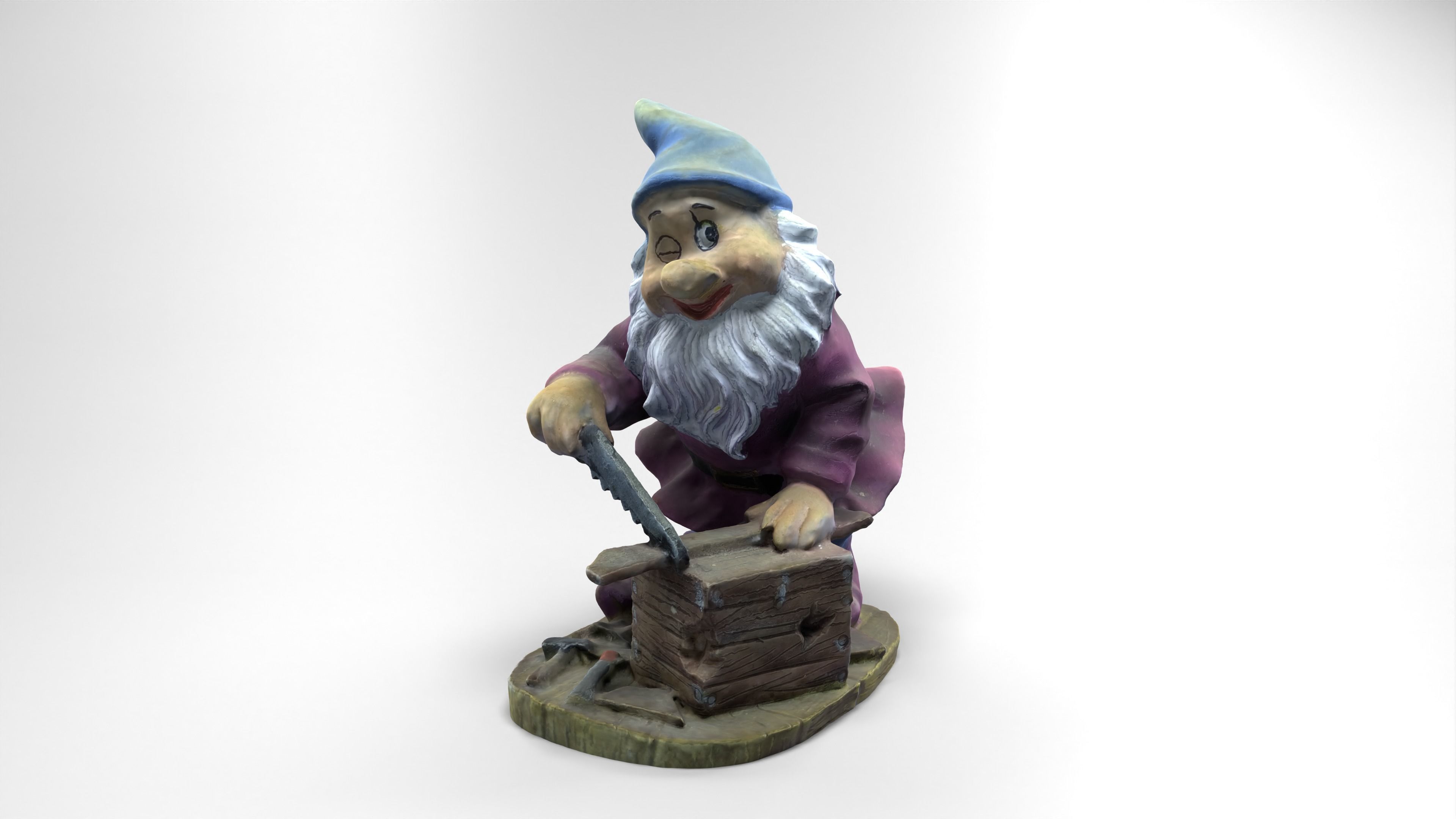 Stylized Character Gnome 02 HP Photoscan 3D model | CGTrader