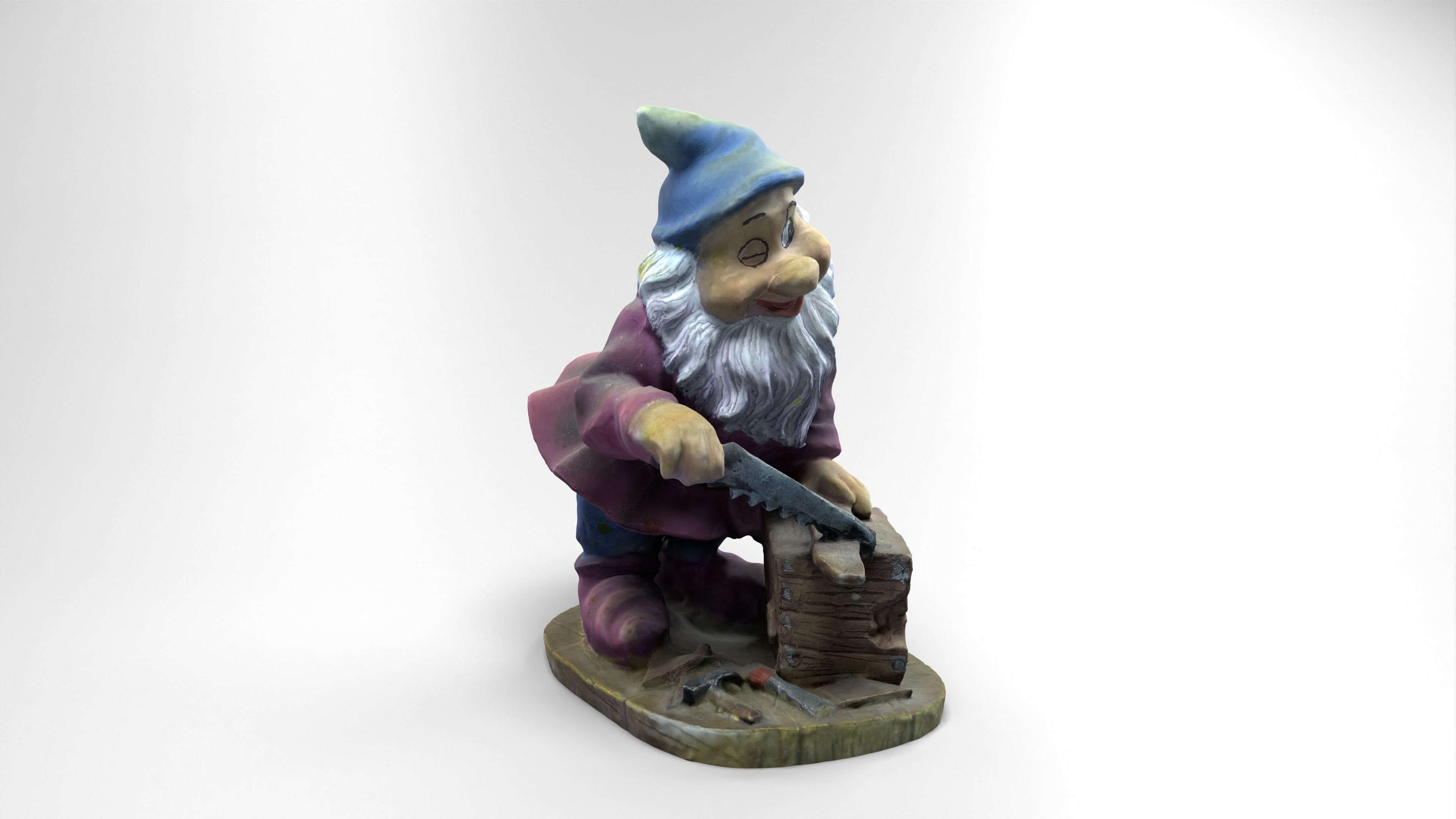 Stylized Character Gnome 02 HP Photoscan 3D model | CGTrader
