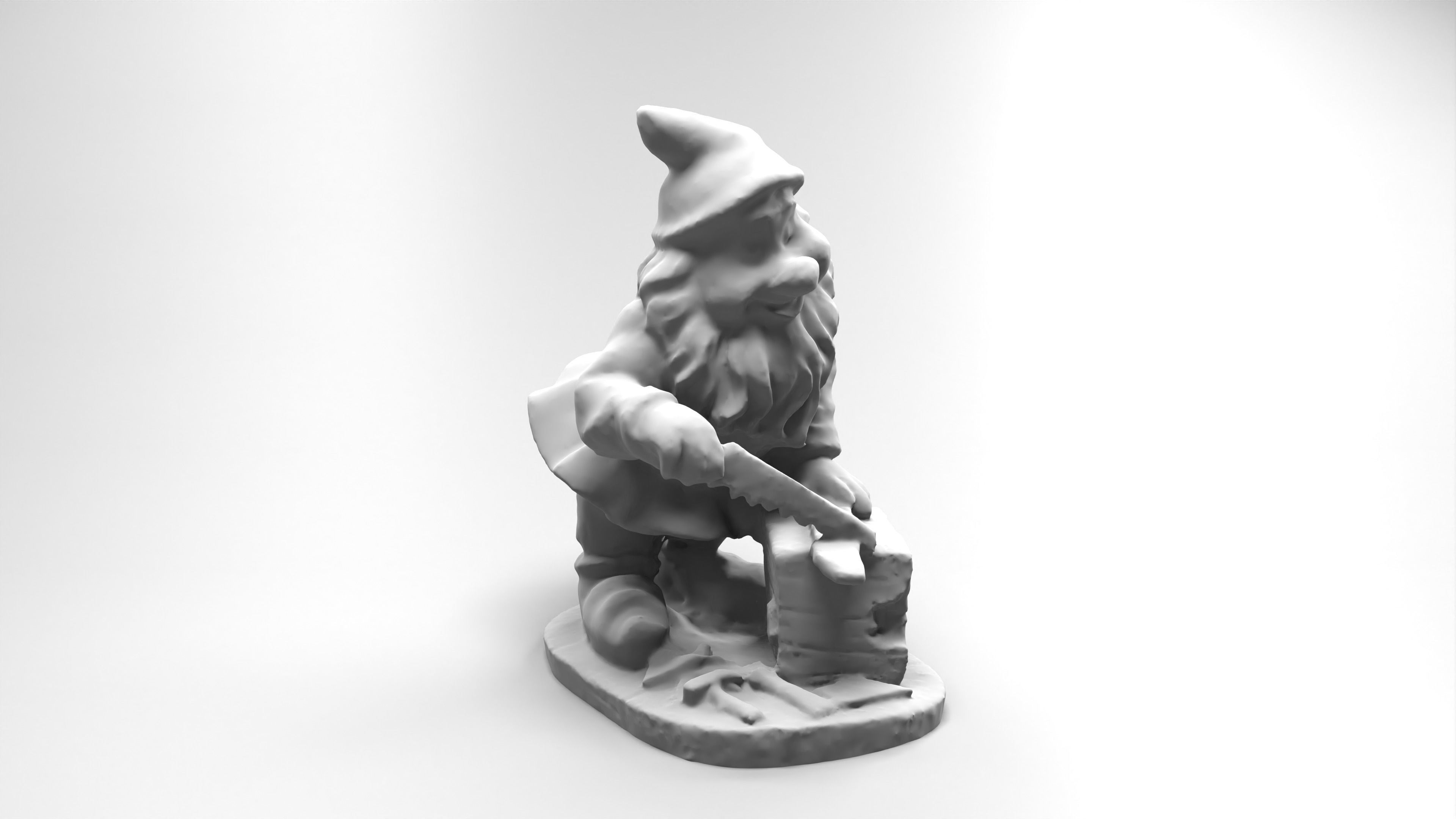 Stylized Character Gnome 02 HP Photoscan 3D model | CGTrader