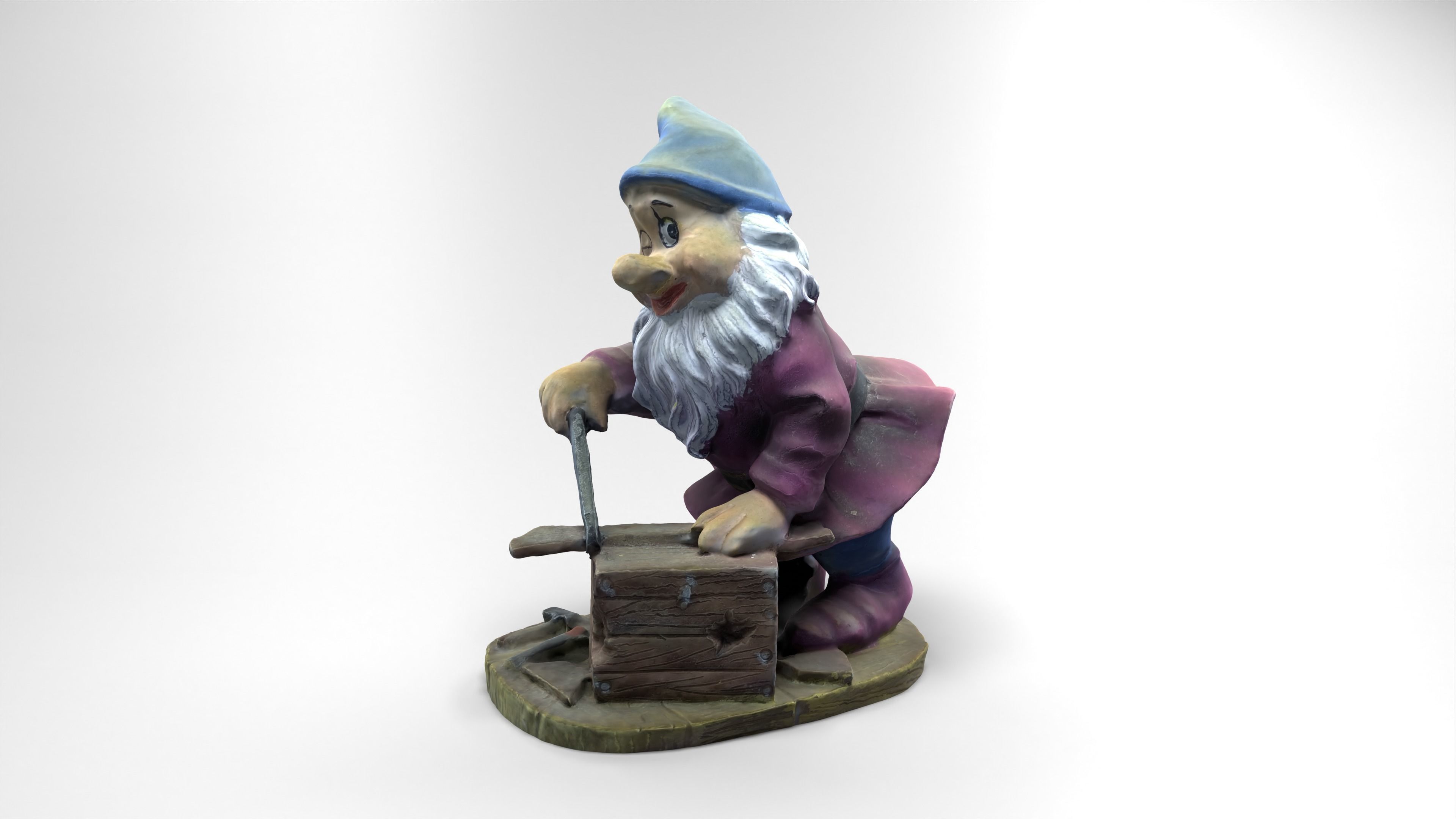 Stylized Character Gnome 02 HP Photoscan 3D model | CGTrader