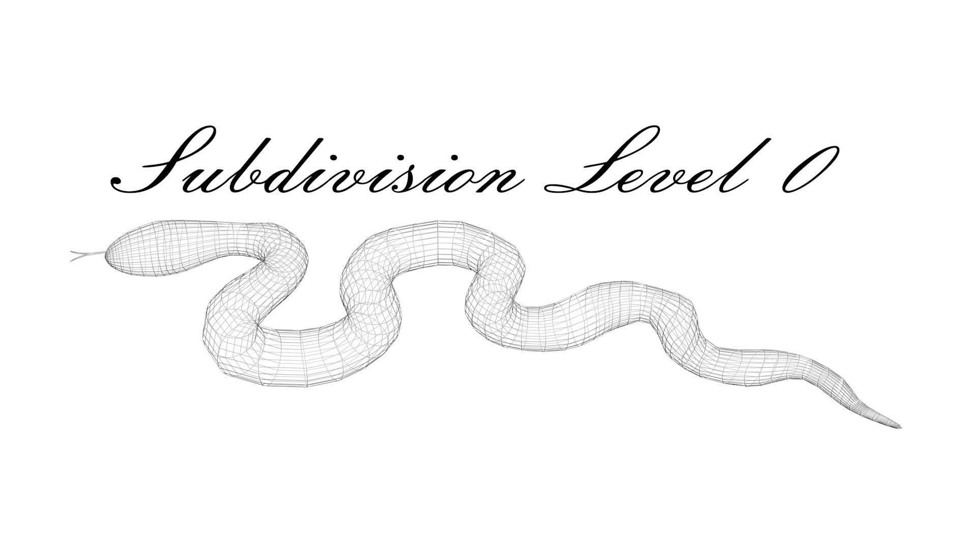 Snake 3D model rigged | CGTrader