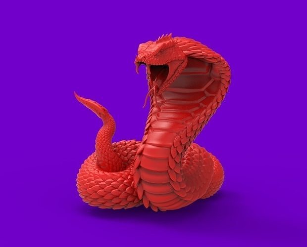 Boa constrictors 3D model 3D printable | CGTrader