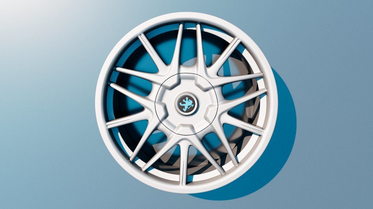 Peugeot Pars or 405 Wheel 3D model | CGTrader