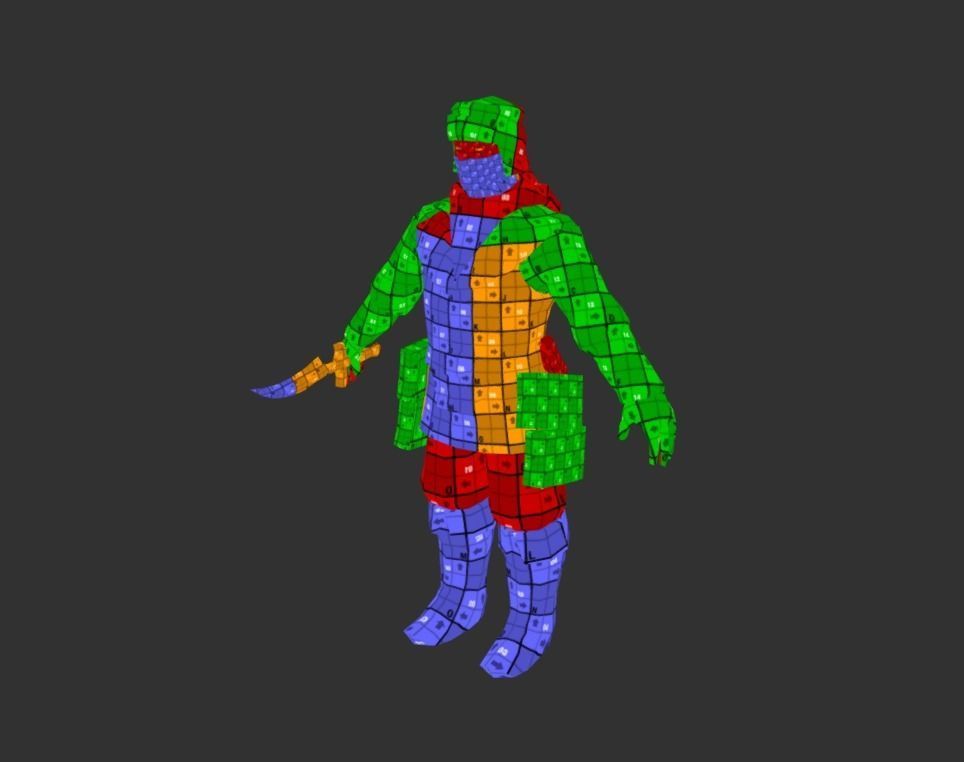 3D model Soldier Male Dagger VR / AR / low-poly | CGTrader