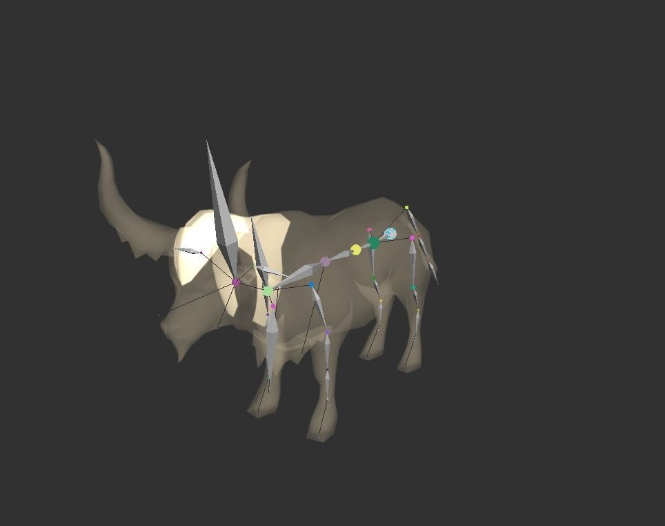 3D model Buffalo Animal Mutant VR / AR / low-poly | CGTrader