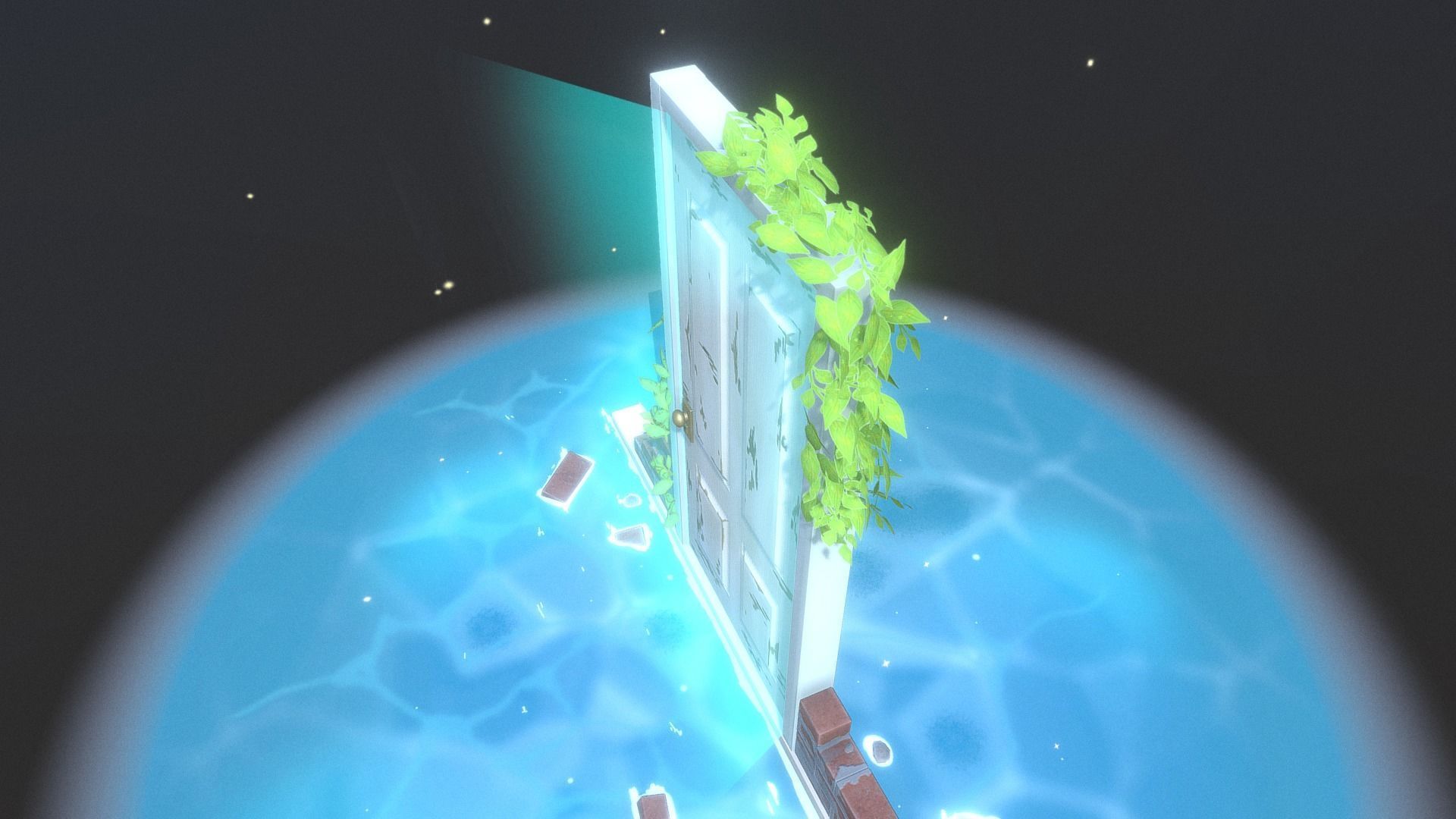 3D model Fantasy Door VR / AR / low-poly | CGTrader