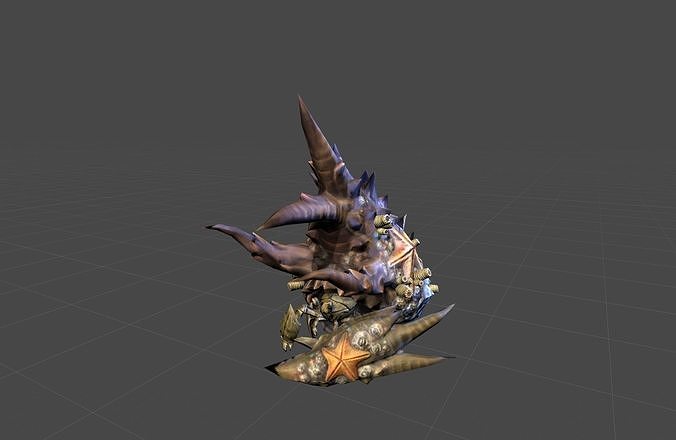 3D model Crab Crustacean Mutant VR / AR / low-poly | CGTrader