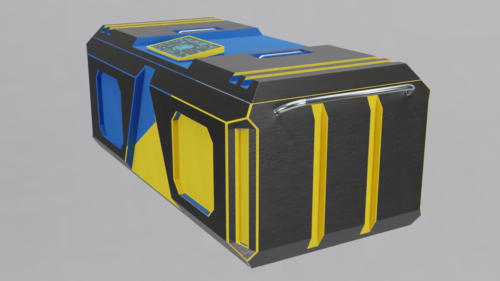 Box Loot Container SCI-Fi 3D model | CGTrader