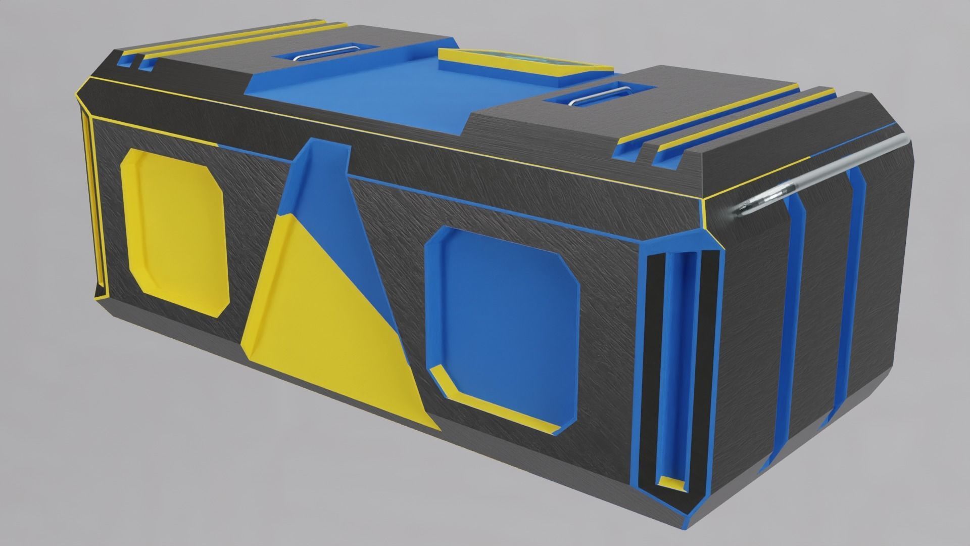 Box Loot Container SCI-Fi 3D model | CGTrader