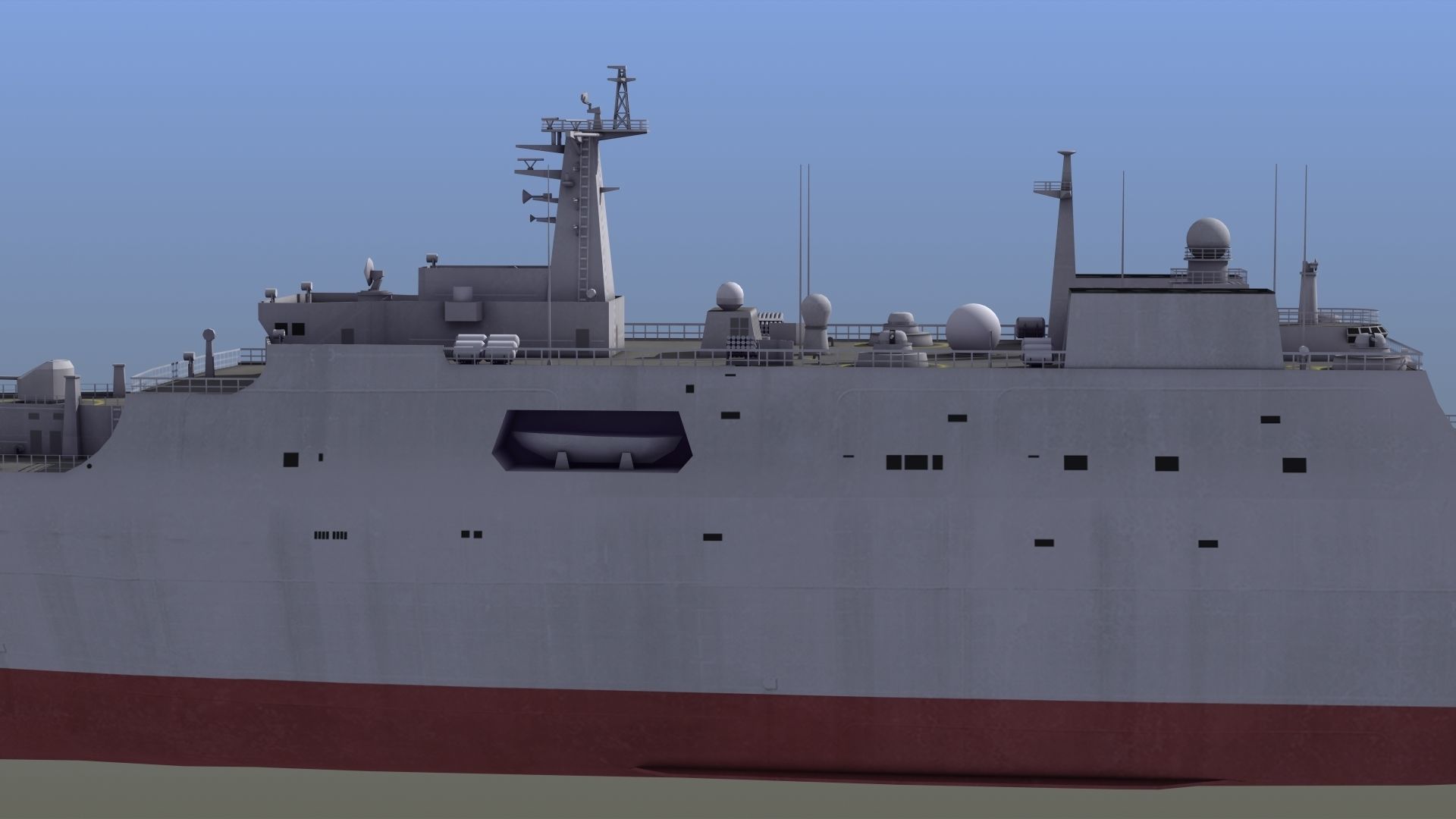 Type 071 Assault Ship 3D model | CGTrader
