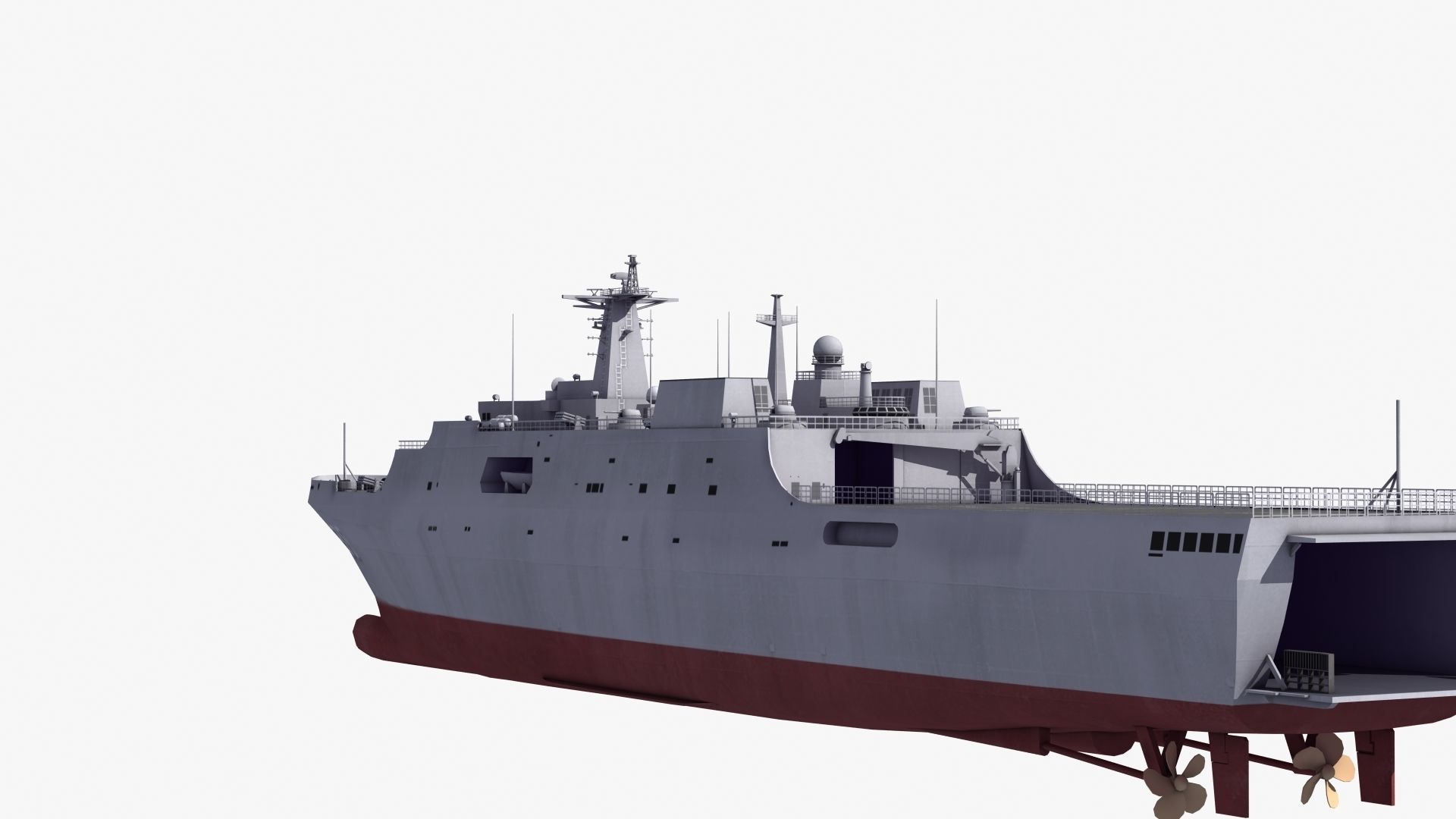 Type 071 Assault Ship 3D model | CGTrader