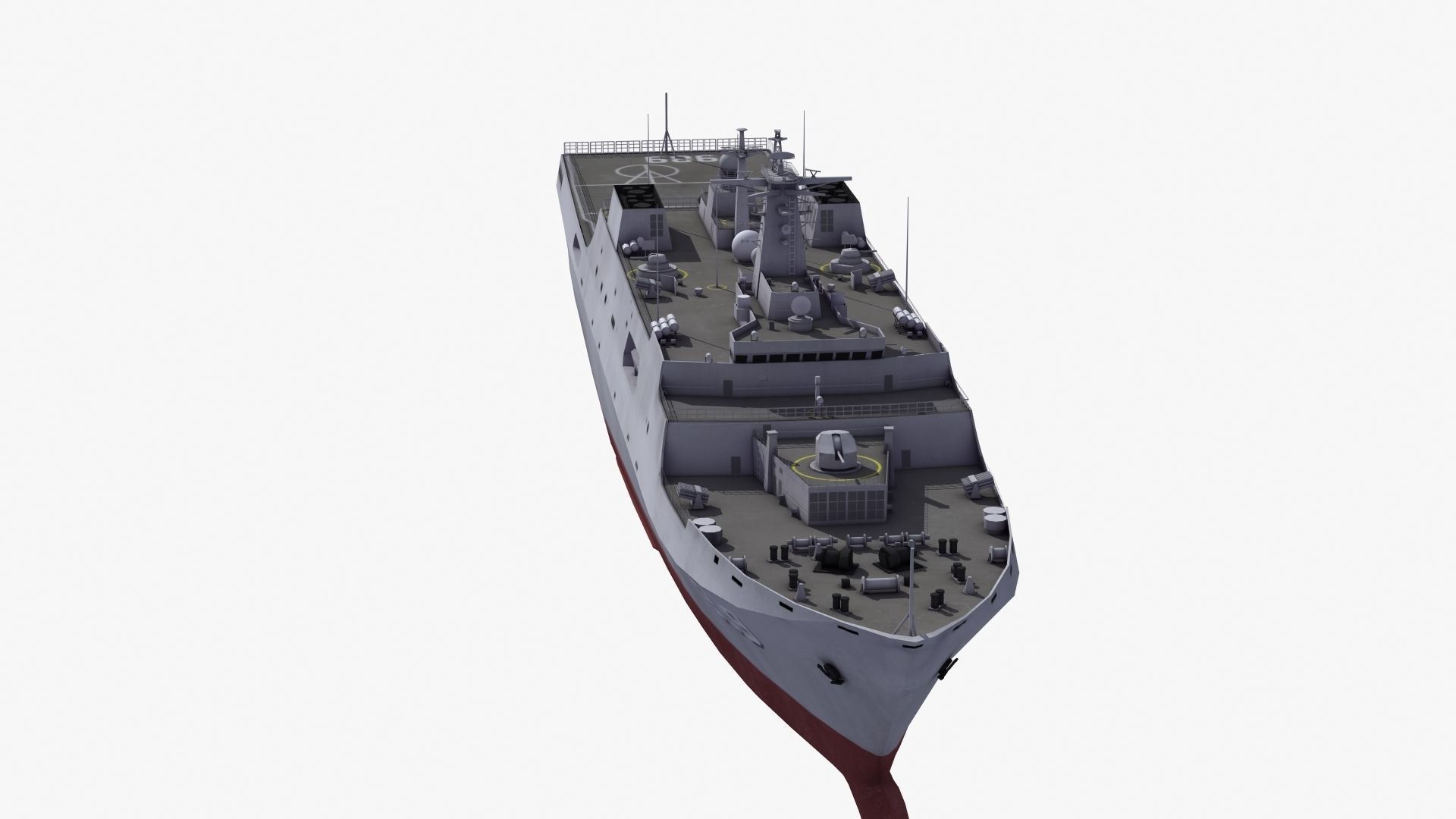 Type 071 Assault Ship 3D model | CGTrader