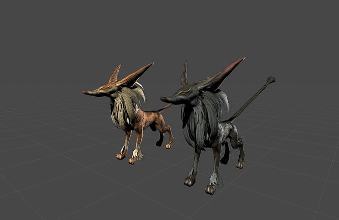 3D model Fox Beast Animal VR / AR / low-poly | CGTrader