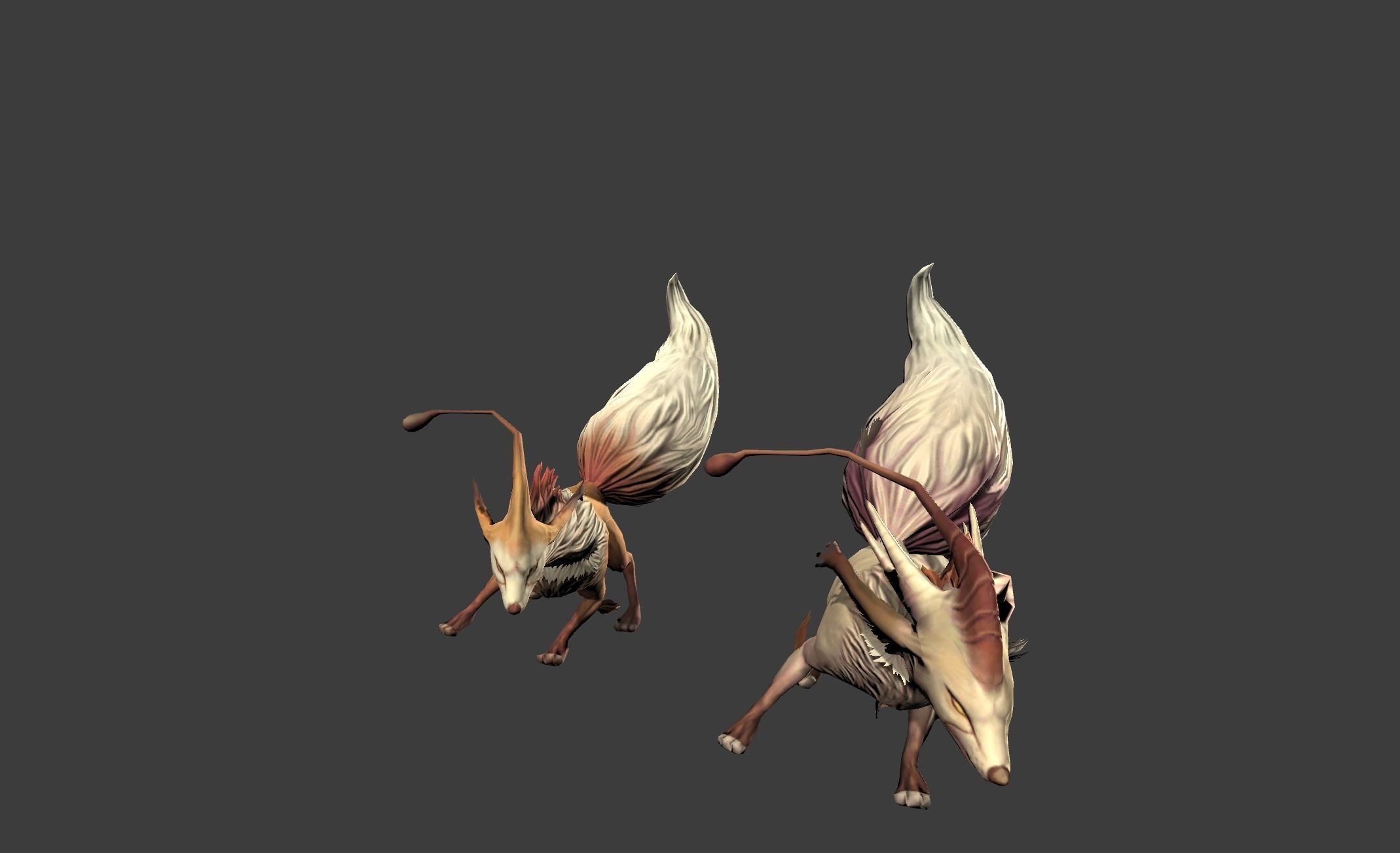 3D model Fox Beast Mutant VR / AR / low-poly | CGTrader