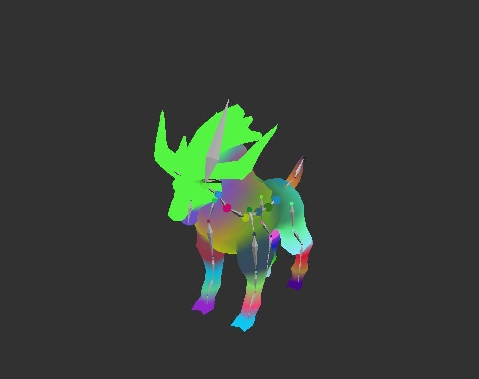 3D model Mutant Beast Cow Animal VR / AR / low-poly | CGTrader