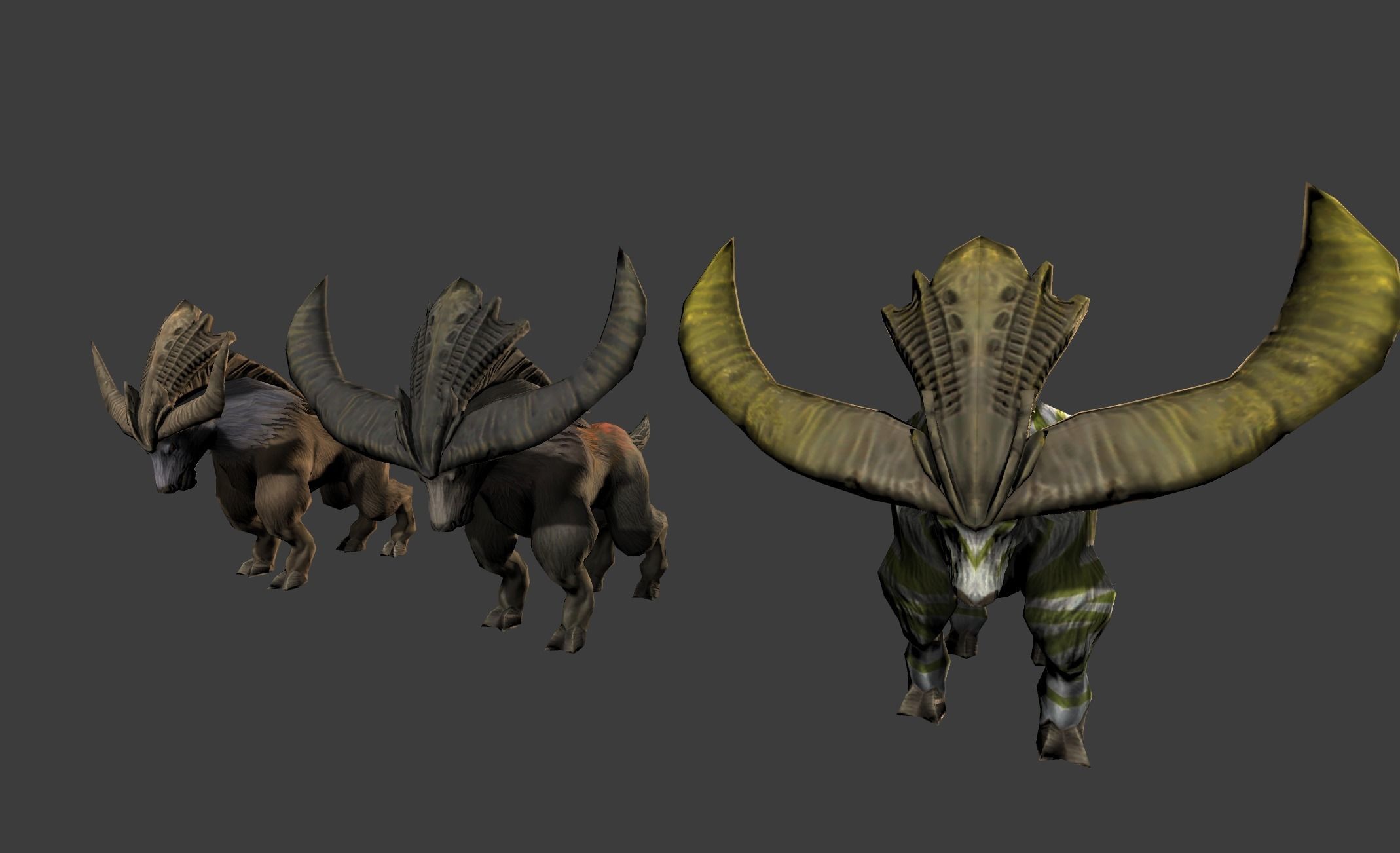 3D model Mutant Beast Cow Animal VR / AR / low-poly | CGTrader