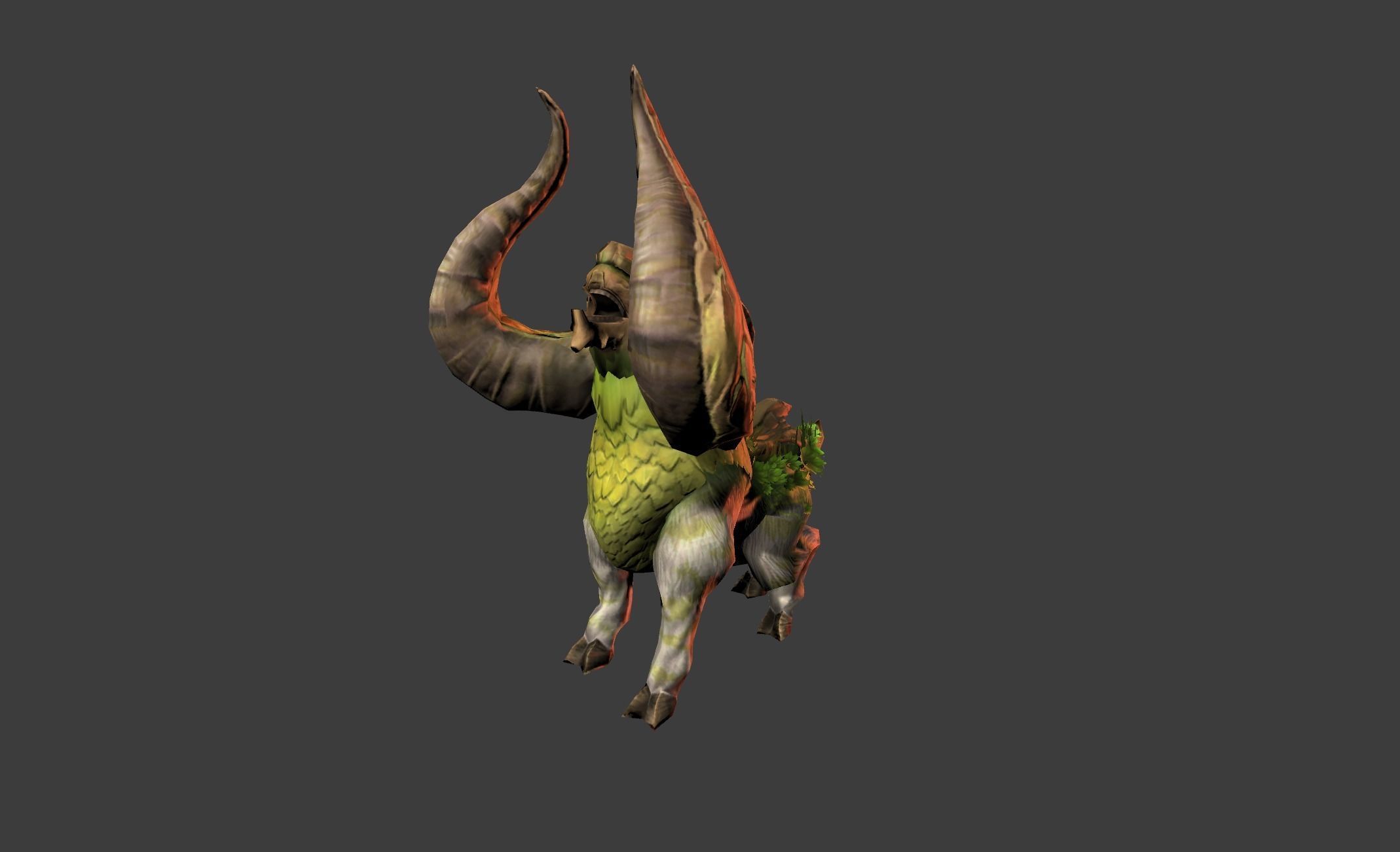 3D model Mutant Beast Cow Giant VR / AR / low-poly | CGTrader