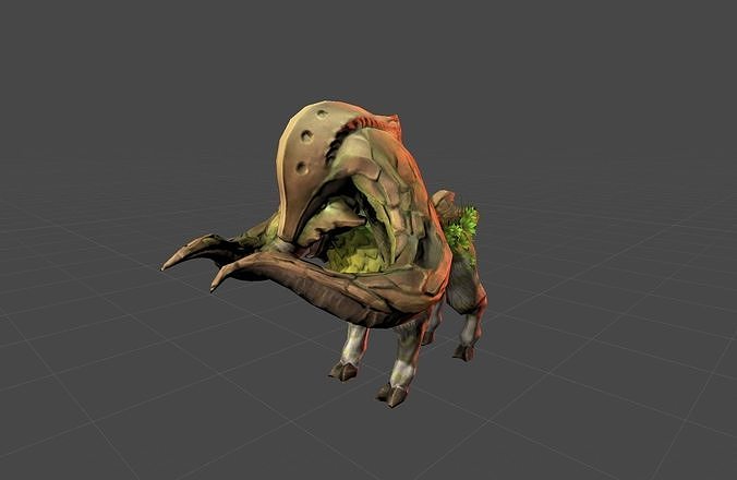 3D model Mutant Beast Cow Giant VR / AR / low-poly | CGTrader