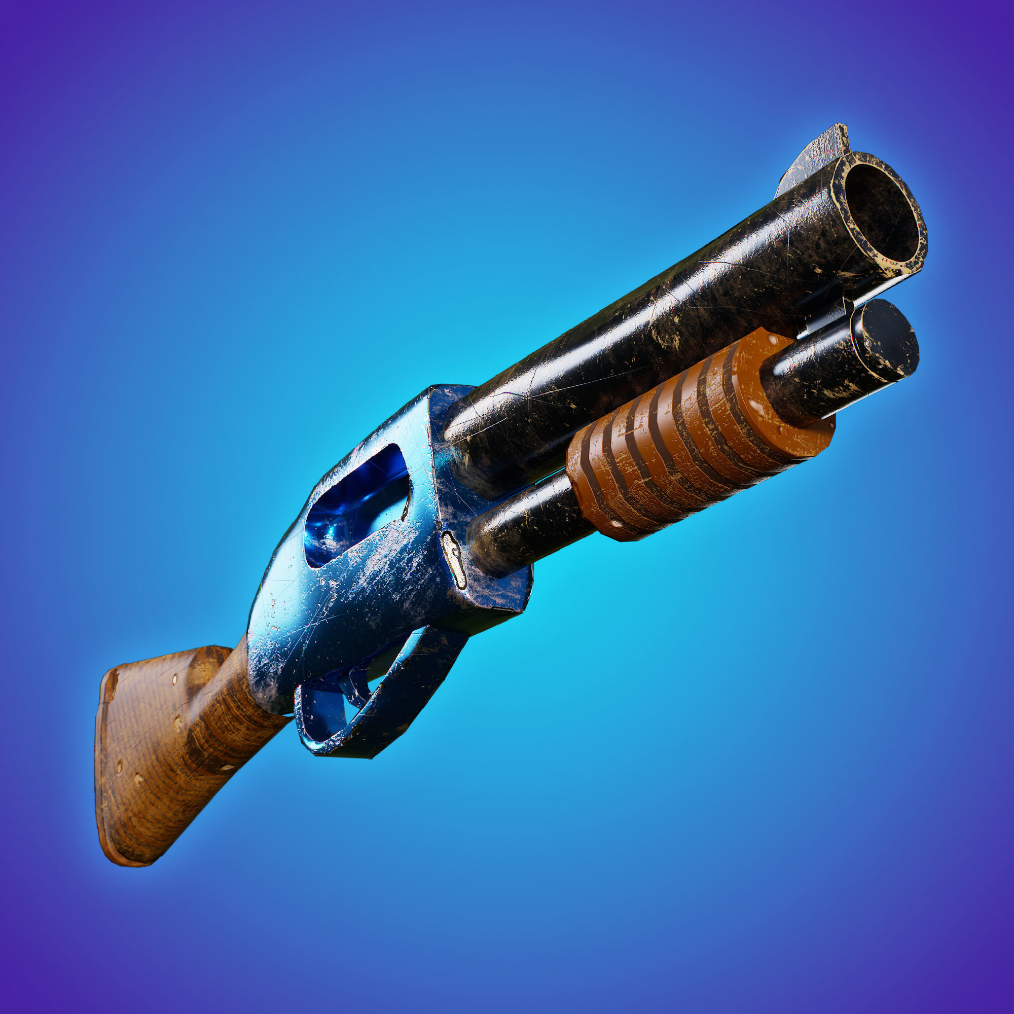 3D model Shotgun from Worms VR / AR / low-poly | CGTrader