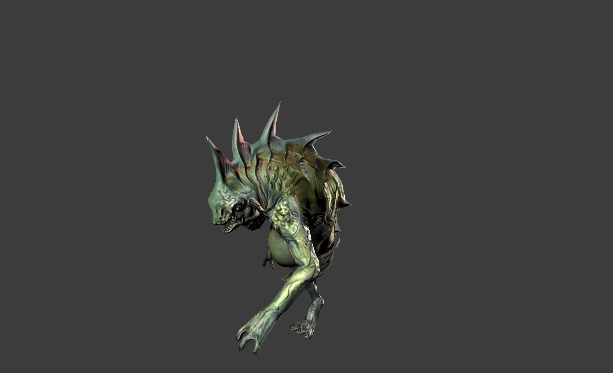 3D model Lizard Fighter Alien VR / AR / low-poly | CGTrader