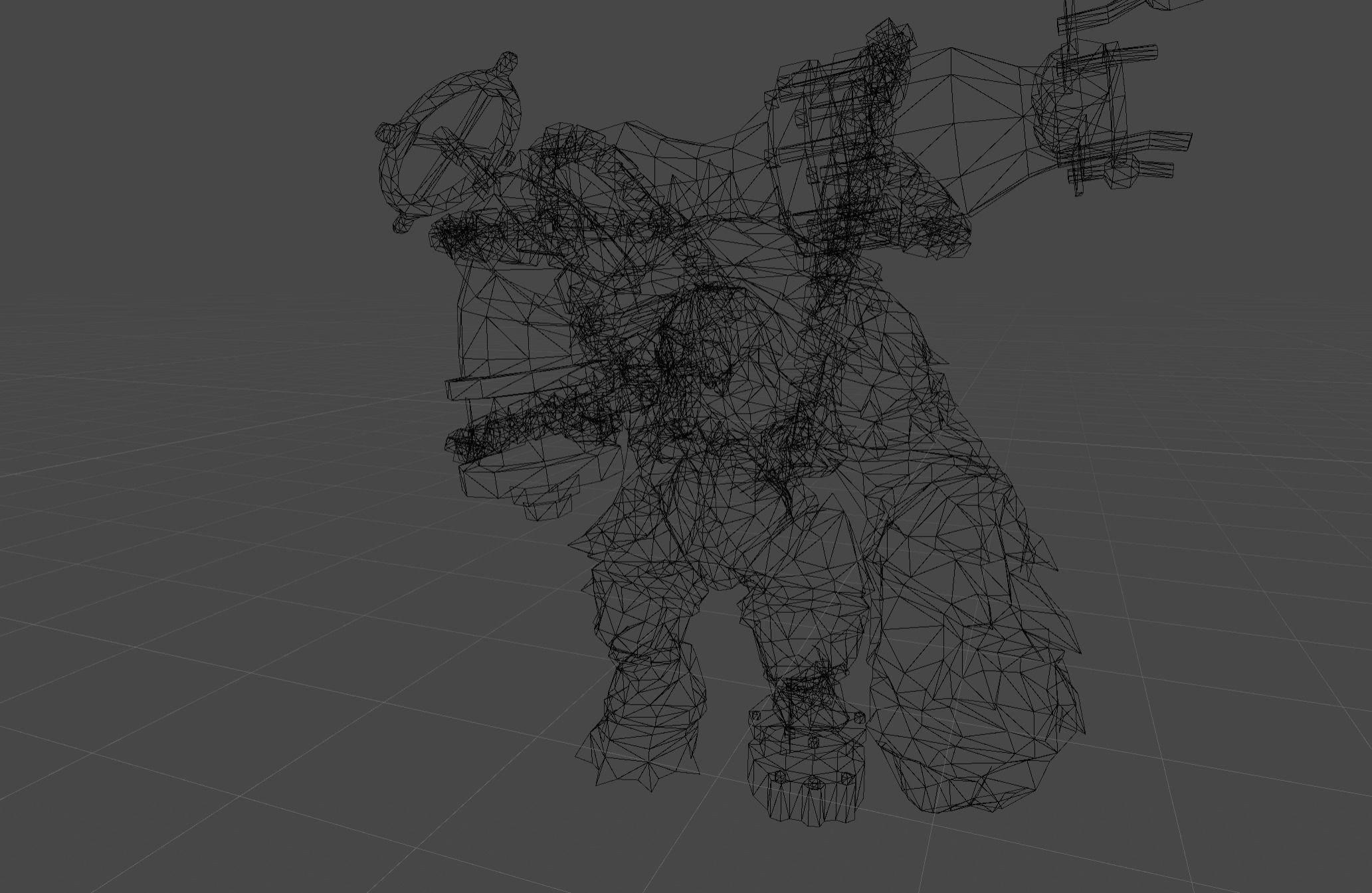 3D model Demon Giant Mutant Alien Fighter VR / AR / low-poly | CGTrader