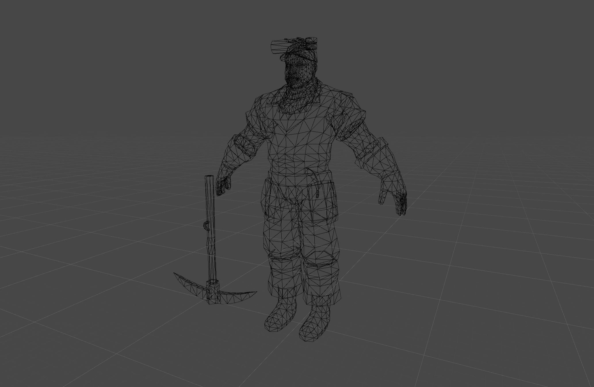 3D model Human Miner Male VR / AR / low-poly | CGTrader