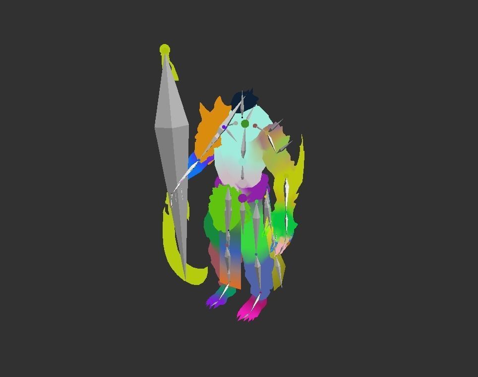 3D model Demon Mutant Wizard VR / AR / low-poly | CGTrader