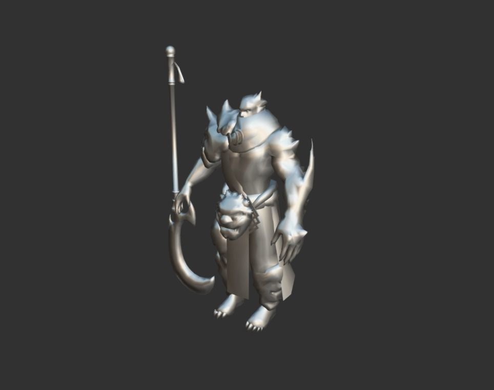 3D model Demon Mutant Wizard VR / AR / low-poly | CGTrader